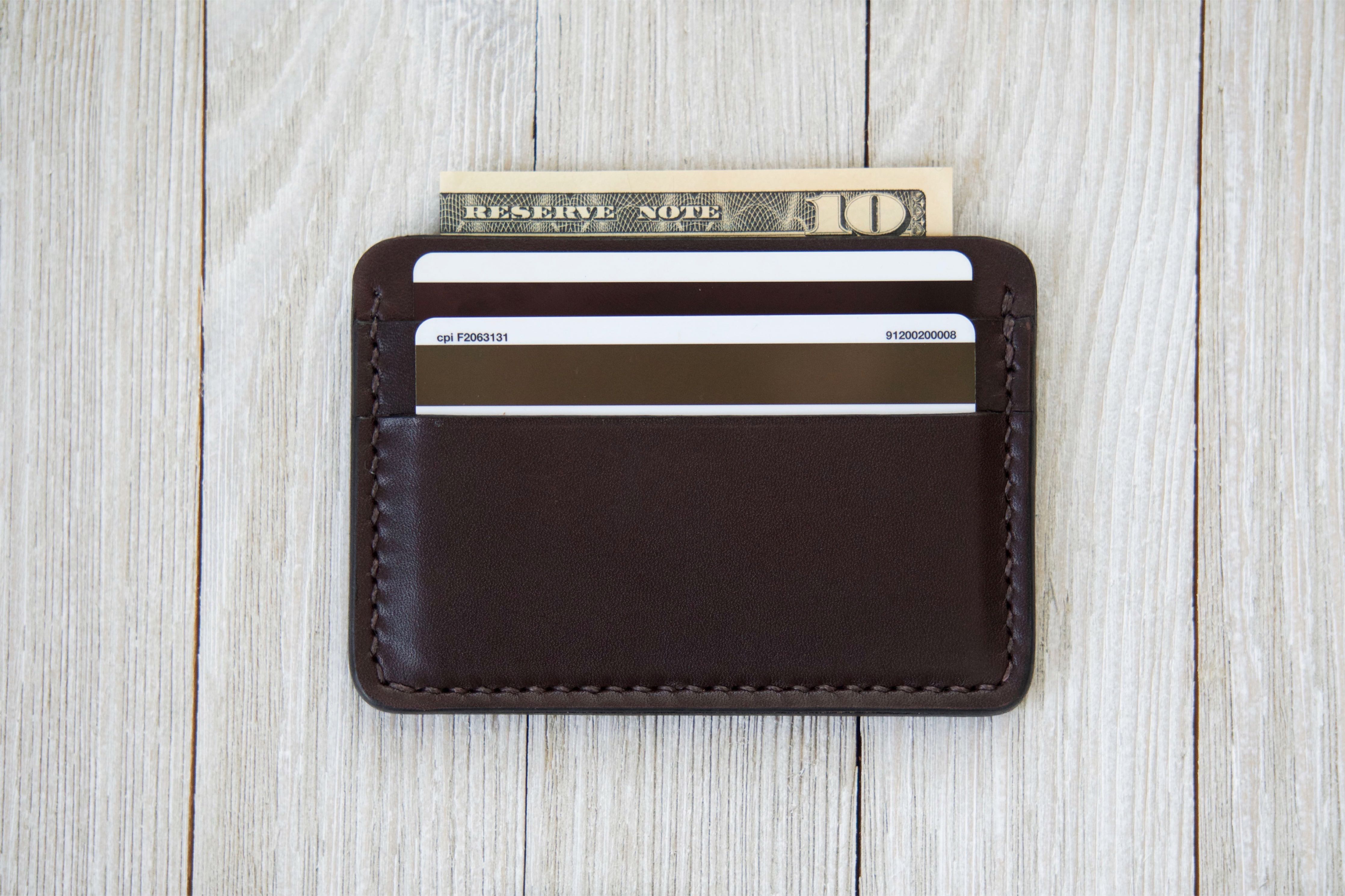 Front Pocket ID Wallet In Chocolate – Rugged Minimalist
