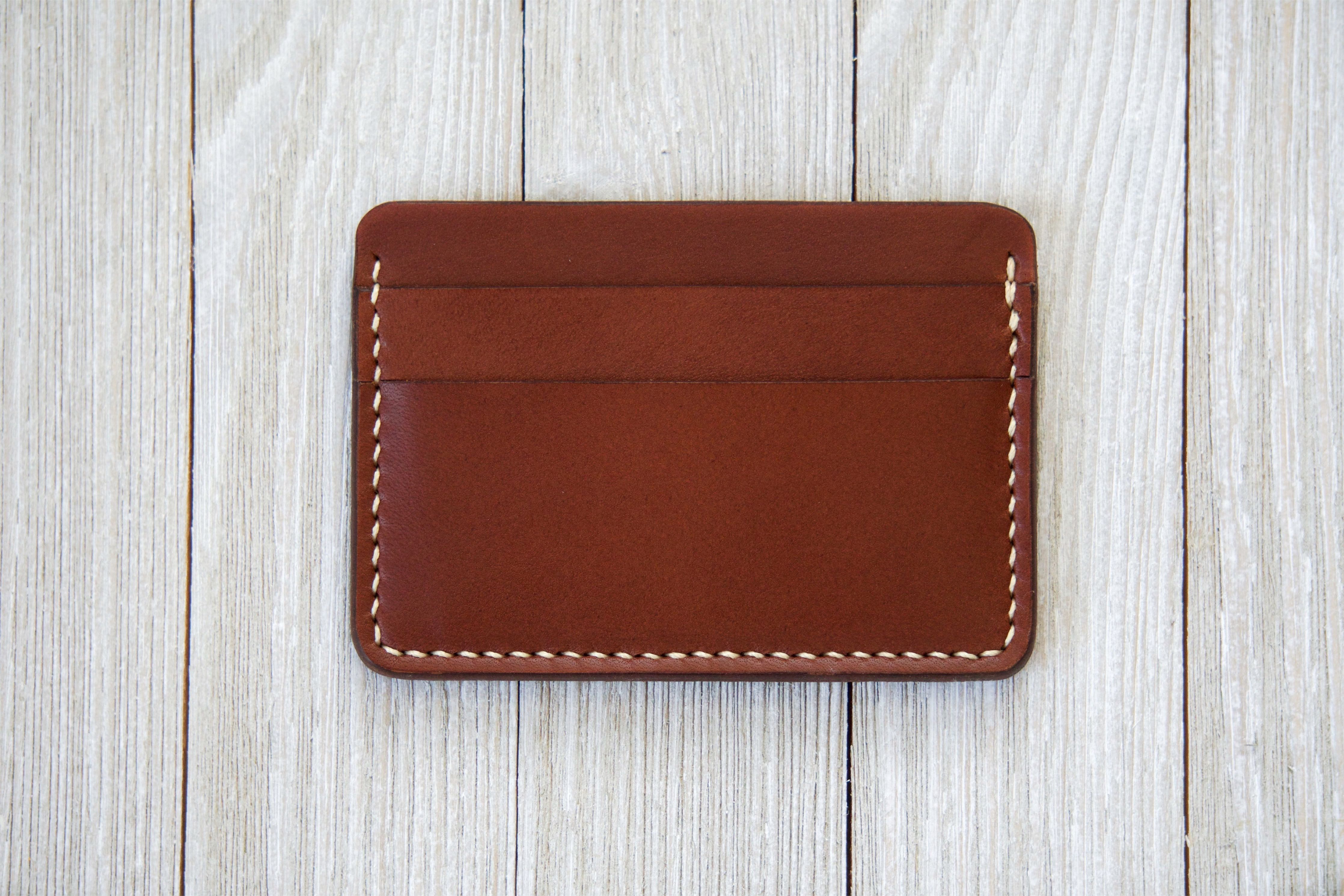 Front Pocket ID Wallet In English Tan – Rugged Minimalist