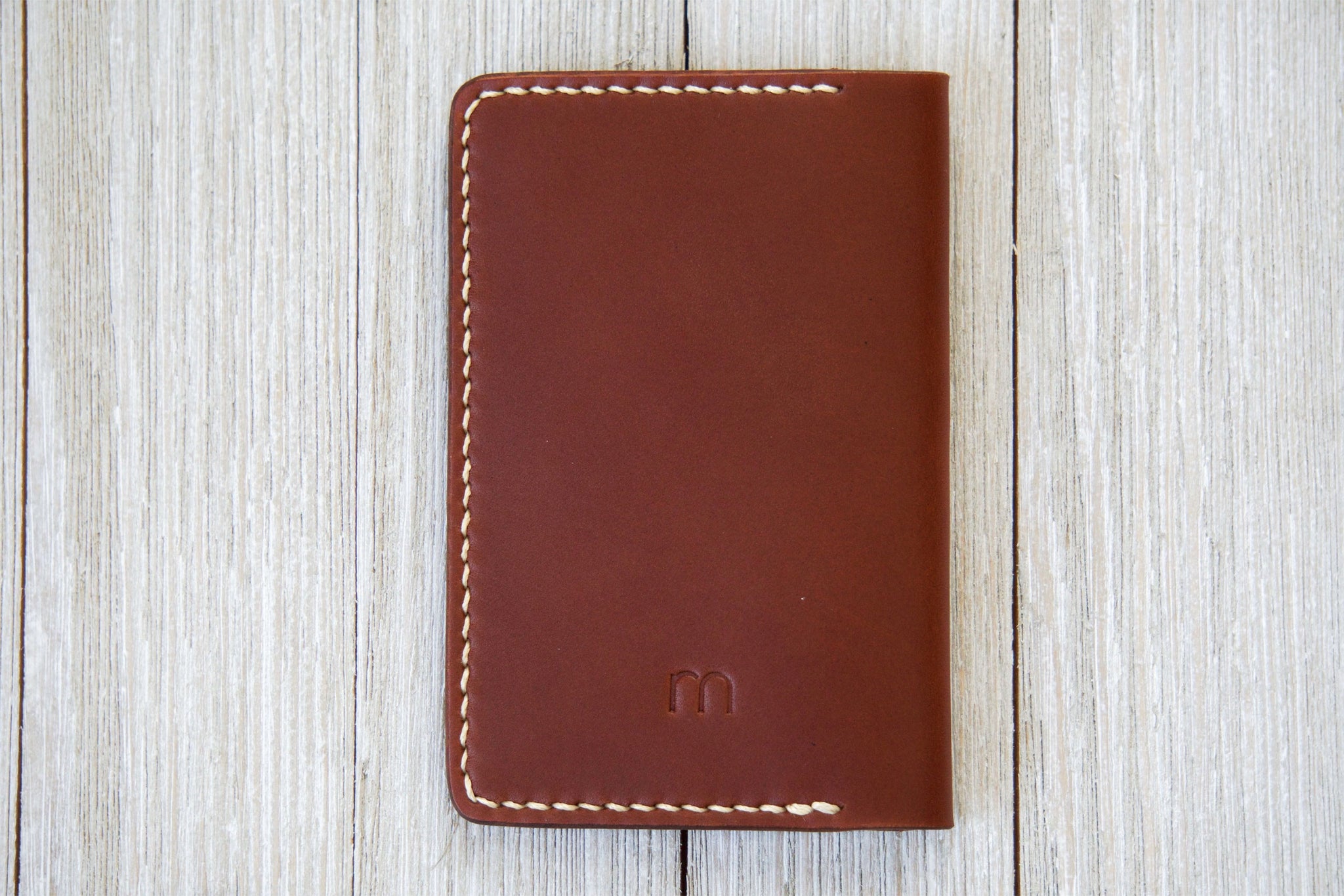 Small Notebook Cover/Wallet In English Tan – Rugged Minimalist