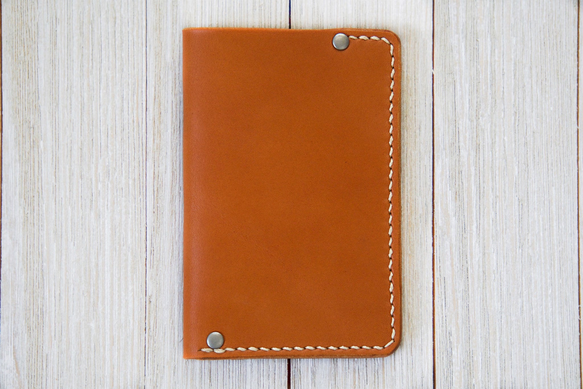 Small Notebook Cover/Wallet In Tan – Rugged Minimalist
